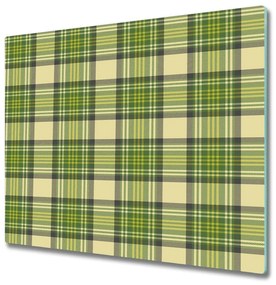 Skleněná krájecí deska Zelená mříž 60x52 cm