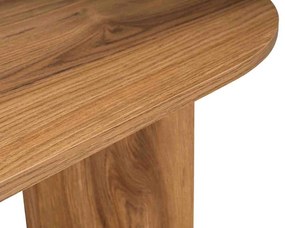 Designový konferenční stolek Quinlan 120 cm hnědý