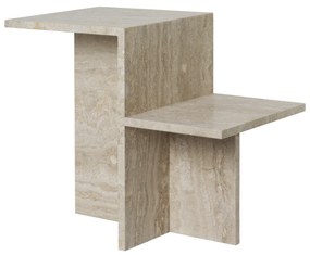 FERM LIVING Stolek Distinct, Travertine