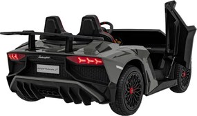 Dětské elektrické autíčko Lamborghini Aventador SV 24 V šedé