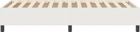 Rám platformy Krémová 80 x 200 cm Žebrovaná látka 3337379