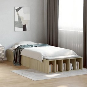 Rám postele dub sonoma 75 x 190 cm kompozitní dřevo 3280624