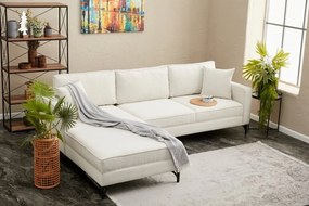 Hanah Home Rohová pohovka BERLIN krémová levá 258 cm 825BLC2803