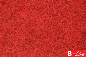 Zátěžový koberec Primavera 353 červený Šíře role: 4 m