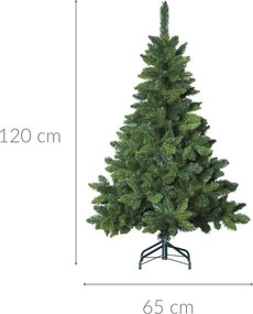 Úmělý vánoční stromeček na stojanu, 120 cm