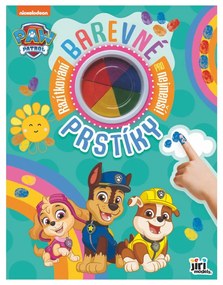 Jiri Models Sešit Barevné prstíky Tlapková patrola/Paw patrol s prstovými barvami 23x30cm