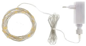 LED světelný řetěz do zásuvky délka 16 m Knirke – Sirius