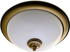 Sapho - Stropní svítidlo Gloster, průměr 315 mm, 40 W, bronz AU514