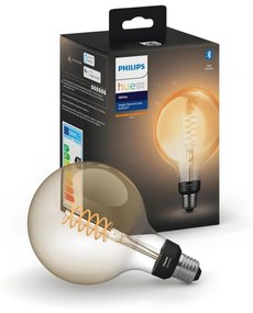 Philips | LED Stmívatelná žárovka Philips Hue WHITE FILAMENT G125 E27/7W/230V 2100K | P3942