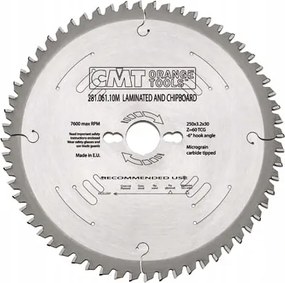 Cmt 281.061.10M Pila Hm D=250 F=30 Z=60 K=3,2/2,2 COMBI3