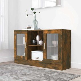 vidaXL Příborník 120 x 30,5 x 70 cm kompozitní dřevo [862522] Barva: kouřový dub