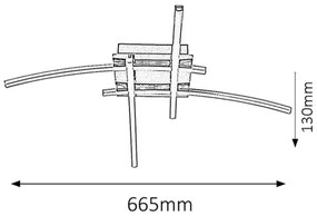 Rabalux 2503 - LED Stropní svítidlo ALEXIS 4xLED/6W