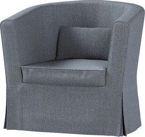 Potah na křeslo IKEA Ektorp Tullsta barva šedá látka pletený vzor
