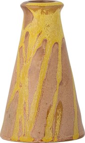 Svícen na klasickou svíčku Savitri 12 cm žlutý