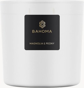 Vonná svíčka Magnolia & Peony (mořská, citrusová, zelená)