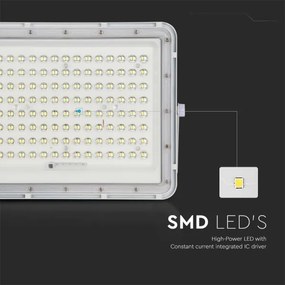 LED Venkovní solární reflektor LED/20W/3,2V 4000K bílá + DO