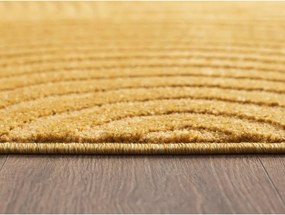 Okrově žlutý koberec 200x290 cm Whirl – ESTE