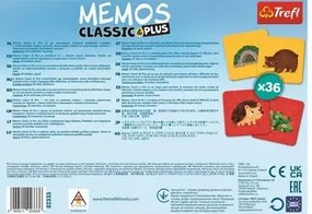 Trefl - Pexeso ClassicPlus - Zvířátka a jejich domečky 3v1 / 20 minut