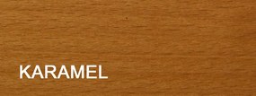 Krajča Jednolůžková postel z masivu Lea (letiště) 90 x 220 cm Povrchová úprava: Bezbarvý olej OSMO, Druh dřeva: Smrk