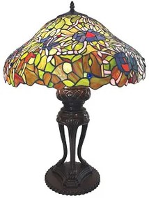 Stolní lampa Tiffany FLOWERS Clayre &amp; Eef 5LL-6055