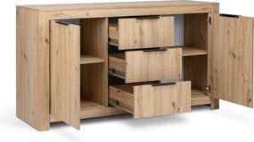 Komoda Houseland Tommy 01 160 cm dub artisan