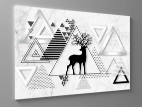 Liox Abstraktní obraz jelen Rozměr: 100 x 65 cm