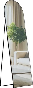 Zrcadlo Moline 160x50 cm – černá-matt