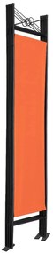 Casaria 4-dílný paraván skládací oranžový 180 x 163 cm 101243