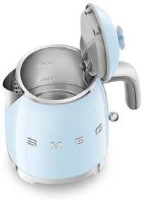 Světle modrá rychlovarná konvice z nerezové oceli 800 ml Retro Style – SMEG