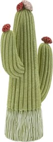 Dekorativní soška Cactus 25 cm zelená