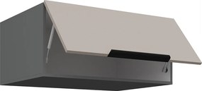 ARIA ta | horní skříňka 80 NAGU-36 1F výklopná | 80 cm | HLUBOKÁ | ANTI FINGERPRINT povrch | antracit/béžová