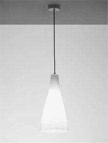 Nova Luce Závěsné svítidlo LIVTA, 23cm, E27 1x12W Barva: Chrom