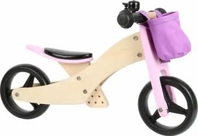Small Foot Dřevěné odrážedlo Trike 2 v 1 růžová / od 12 měsíců