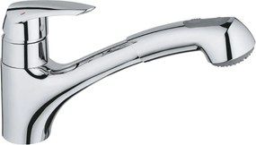Grohe Eurodisc dřezová baterie s vytahovací sprškou chrom 32257001 G32257001