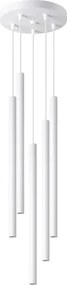 Závěsná lampa SOLLUX PASTELO 5P bílá G9 5x8W bez žárovky SL.1175