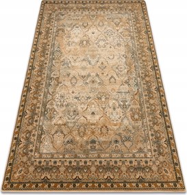 Koberec Omega 100x150 Kashmir krém Vlna Rámeček Ornament #OM378