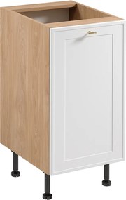 SORENTO pb | dolní skříňka D45 s dvířky | 45 cm | PRAVÁ | puccini/bílá