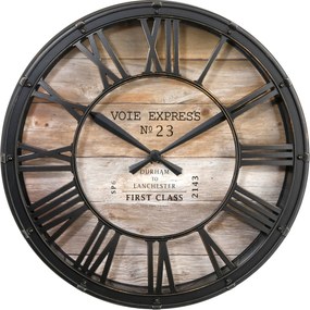 Nástěnné hodiny Vintage O 39 cm, římské číslice