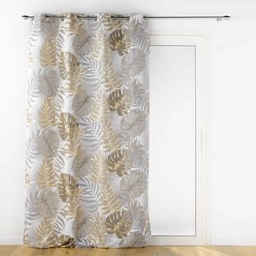 Šedý/ve zlaté barvě závěs 140x260 cm Mogador – douceur d'intérieur