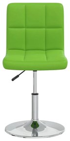 Petromila Jídelní židle 2 ks zelené umělá kůže