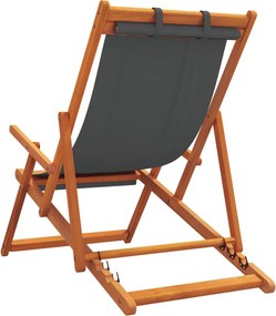 Skládací židle 2 ks šedé látky 3214482
