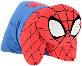 Multifunkční relaxační polštář Spiderman - 2v1 polštář i plyšová hračka - 45 x 36 cm