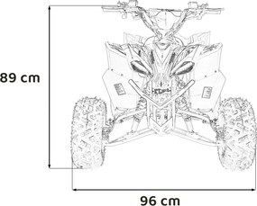 Ramiz Čtyřkolka DESERT STORM LIFT modrá