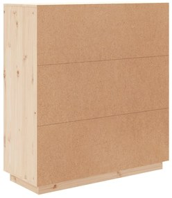 Skříň highboard 100x40x108,5 cm masivní borové dřevo - Default Title
