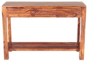 Indický nábytek - Konzolový stůl Gani 130x76x35 z indického masivu palisandr Only stain
