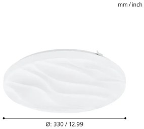 Eglo 99343 - LED Stropní svítidlo BENARIBA LED/14,6W/230V