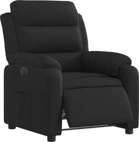 Elektrické polohovací křeslo černé textil 3204958