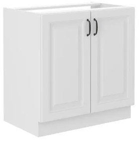 Kuchyňská skříňka pod dřez Retroline 80 ZL 2F BB, Barva: bílá, Dřez: ne