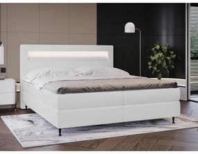 Kontinentální postel s osvětlením Eurybia, Rozměr postele: 140 x 200 cm, Potah: Fresh 11