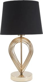 Stolní lampa Maxt 44 cm černo-zlatá